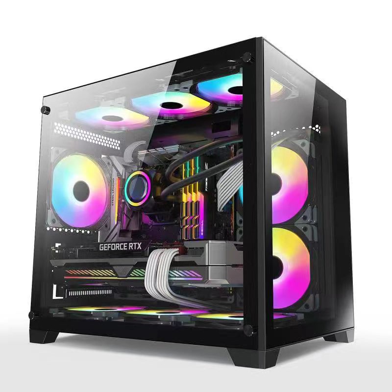 RUIX S1 BLACK MATX MID-TOWER CASING | Gaming Desktop Casing | Daraz.lk