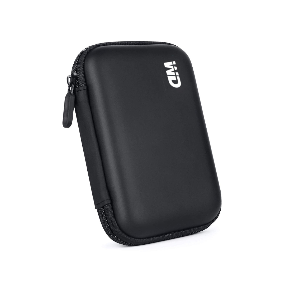 WD 2.5" HDD and SSD Carrying Case - Dual Protection, Black Silicon Hard ...
