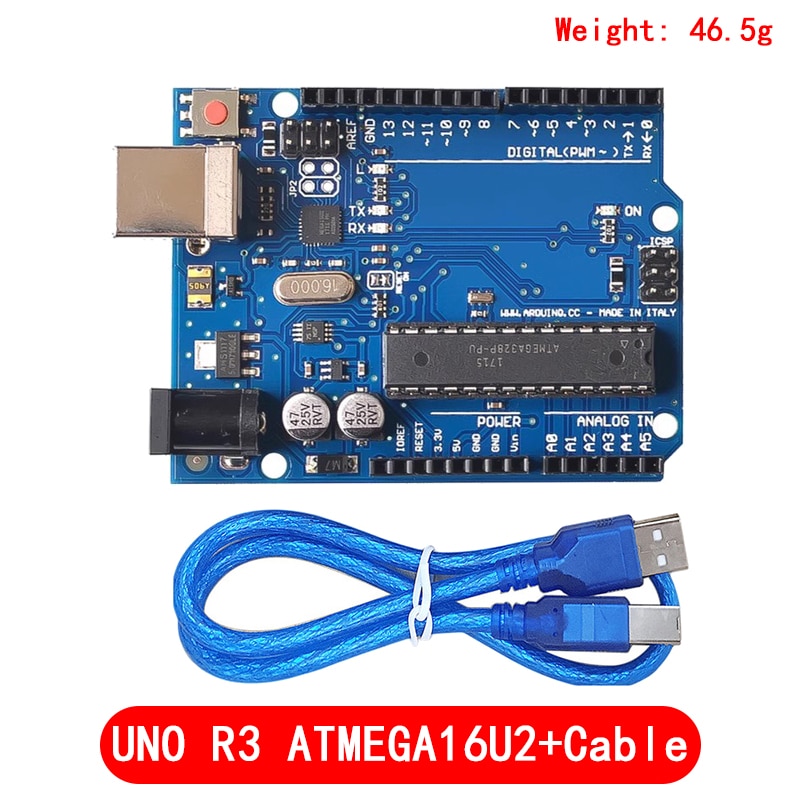 1Set UNO R3 Official Box ATMEGA16U2 / UNO R3 MEGA328P Chip CH340G For ...