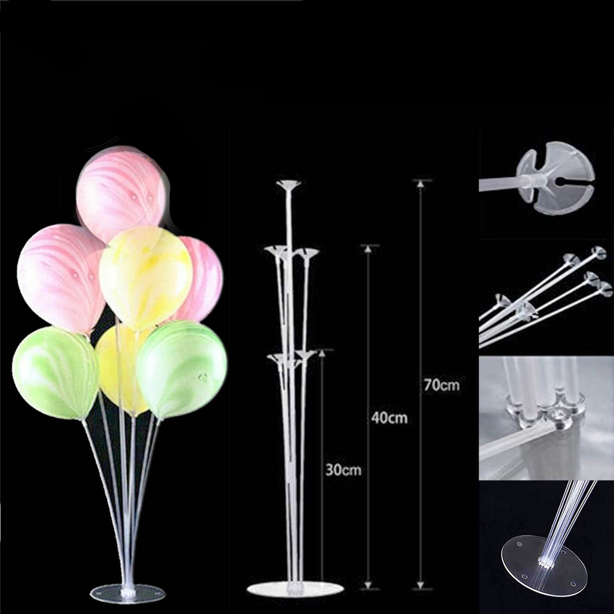 7 Tubes Balloons Stand Holder Column | Daraz.lk