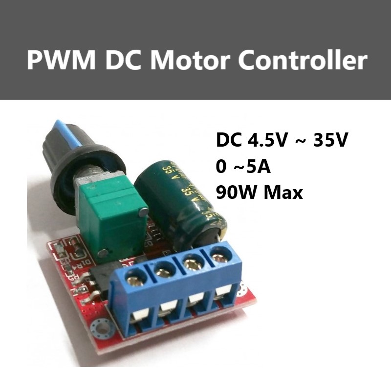 PWM DC Motor Controller 4.5-35V 0-5A | Daraz.lk
