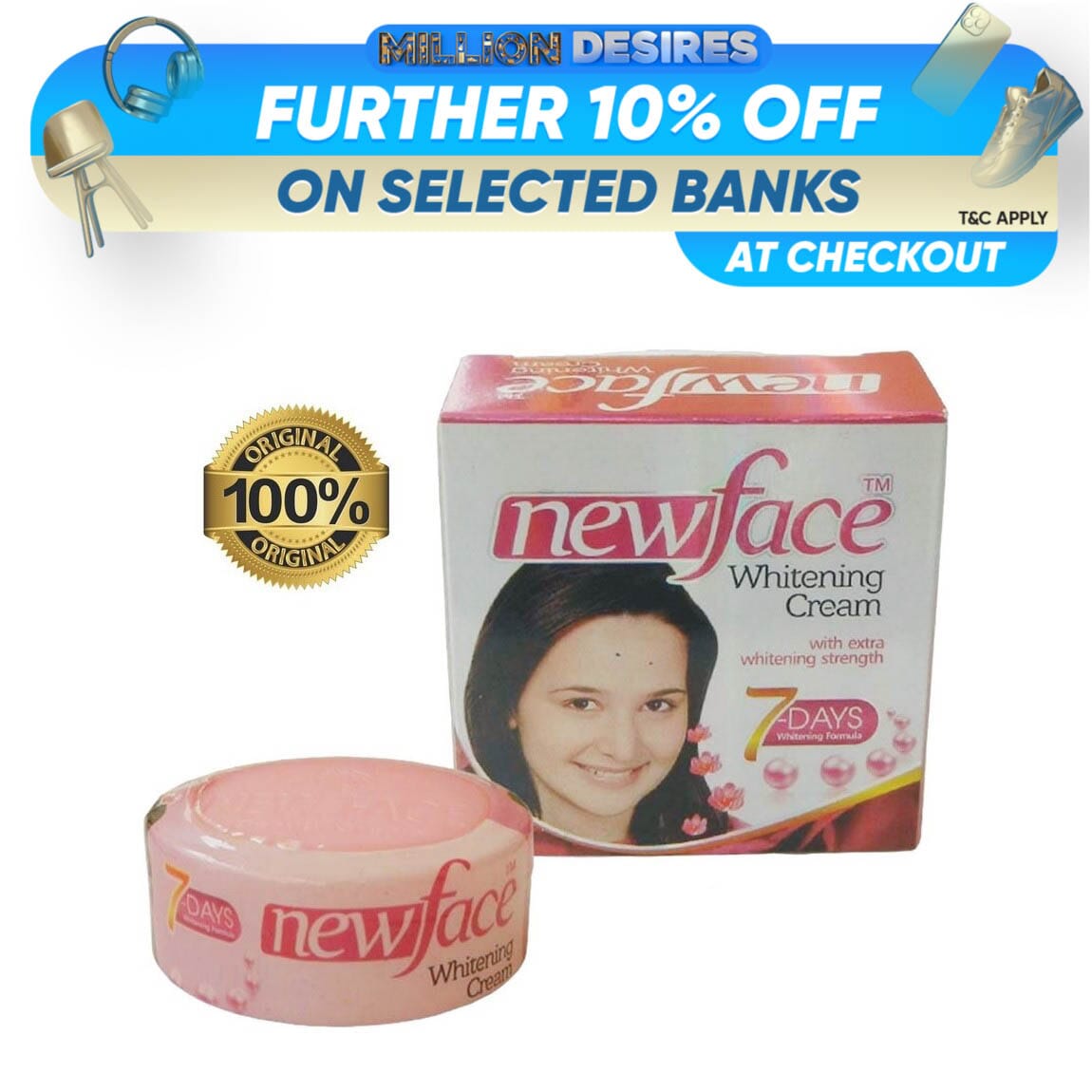 New Face Beauty Cream With Extra Whitening Strength | Daraz.lk