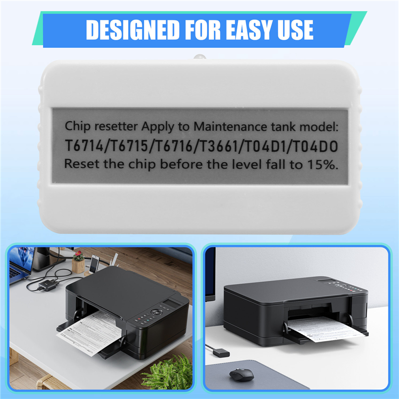 【Support-Cod】 T04D1 Maintenance Chip Resetter for T6714 T6715 T6716 ...
