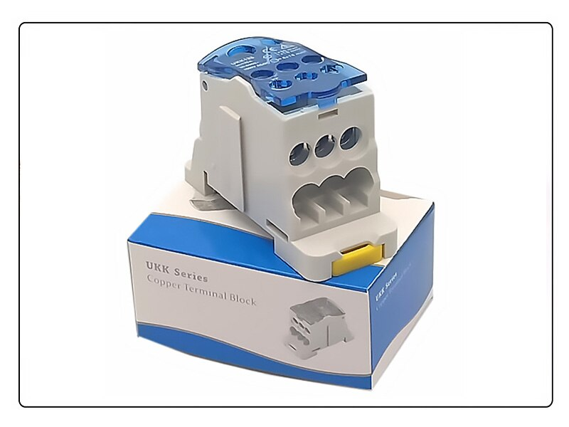 UKK 80A Terminal Blocks One In Several Out Power Distribution Junction Box Universal Electric ...