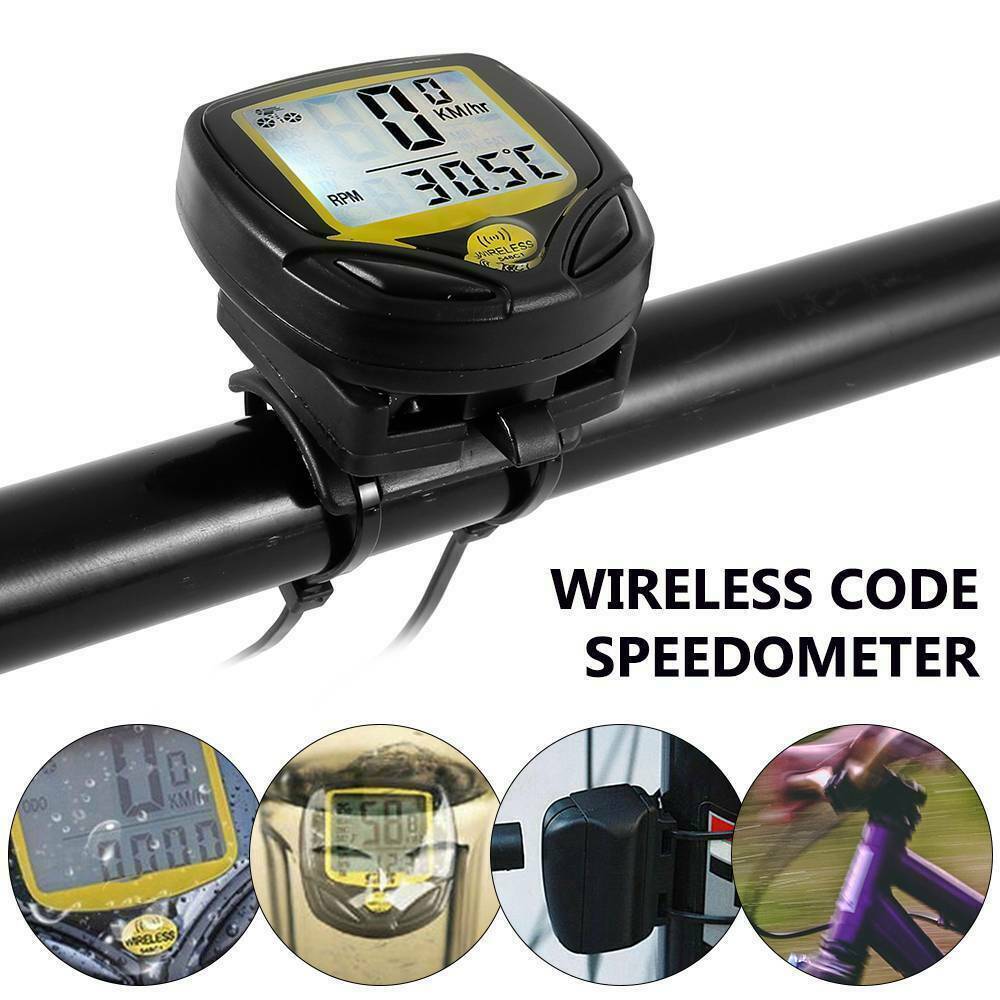 Speedometer Cycling Computer, Wireless Bicycle Speedometer, Odometer ...