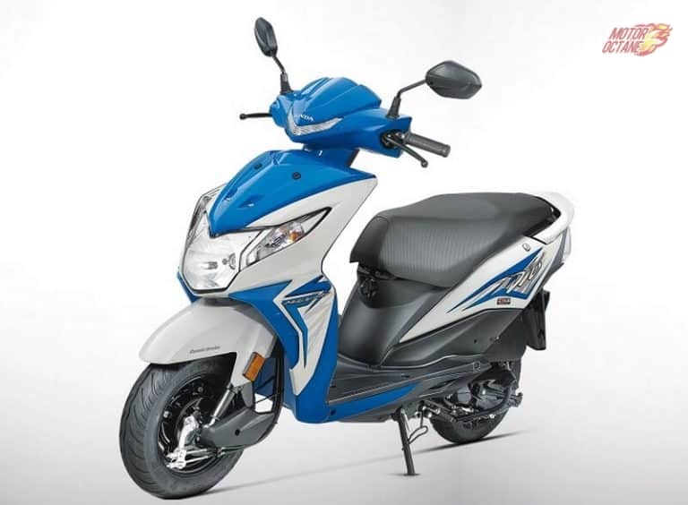 Honda Dio Bs4 Blue White Full Sticker kit | Daraz.lk