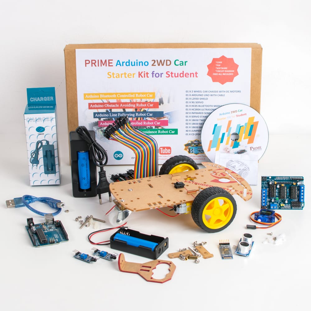 PRIME Arduino 2WD Car Starter Kit | Daraz.lk