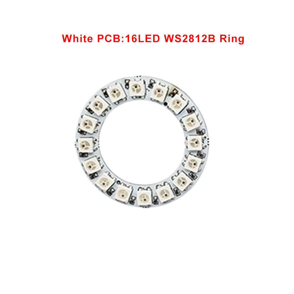 DC5V WS2812B Led Ring Smart 5050 RGB Pixel Round 3Pin Individually Addressable Full Color Circle ...