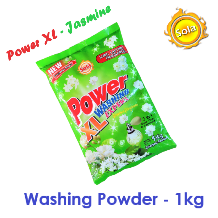 SOLA Power XL Washing Powder - Jasmine - 1 Kg | Daraz.lk