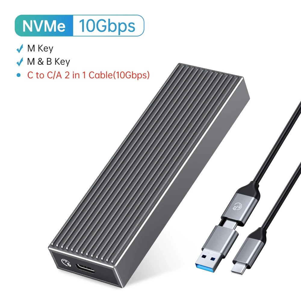 ORICO M2 NVMe SSD Case Aluminum 10Gbps USB3.1 GEN2 Type C M.2 SSD ...