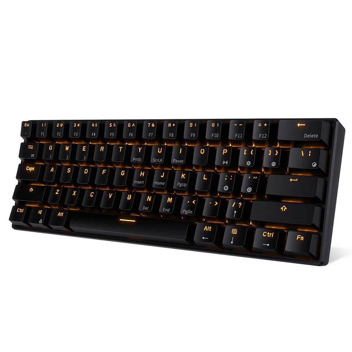 RK61 BT&Wired Dual Mode Keyboard Blue Backlight 61 Key Mini Mechanical ...
