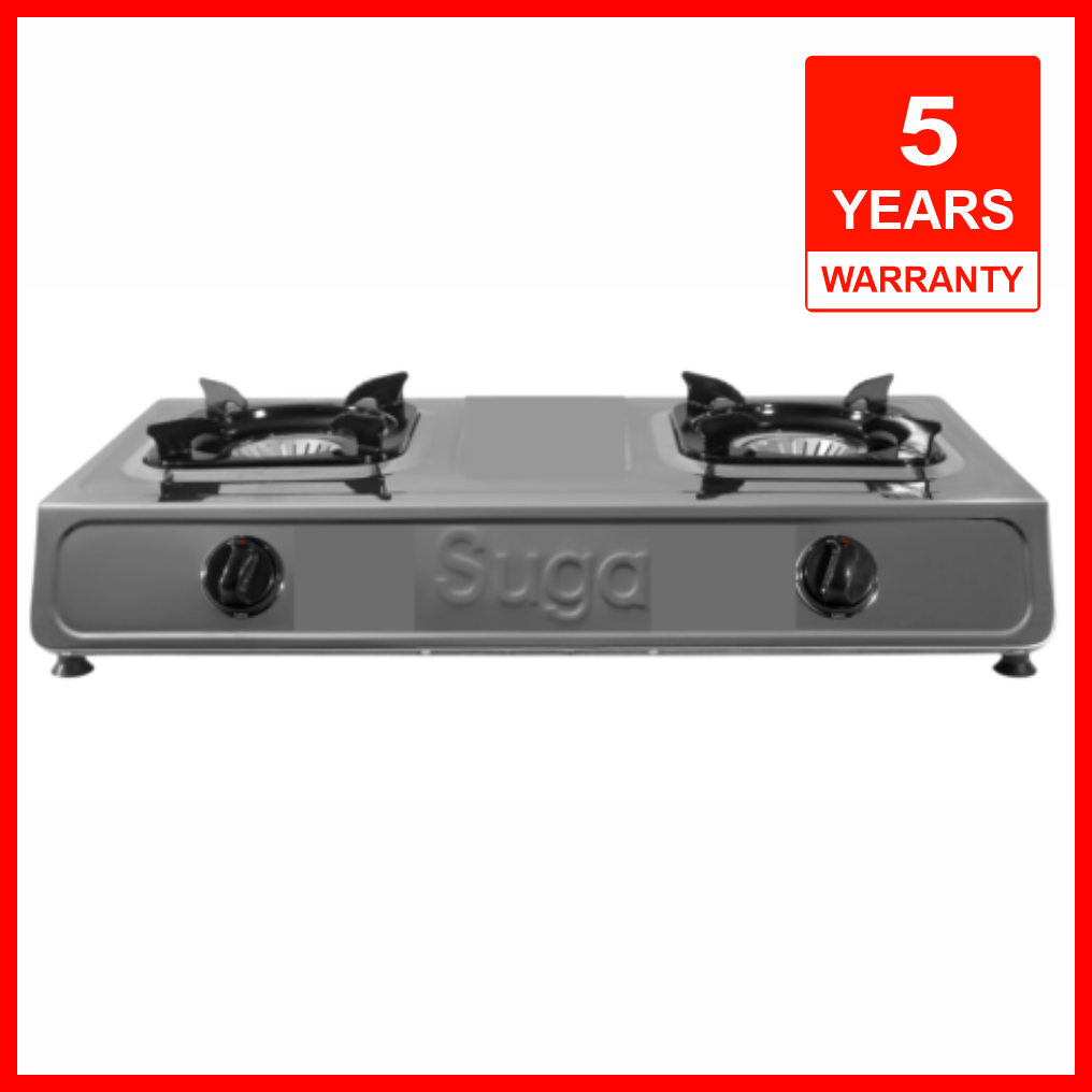Suga Two Burner Gas Cooker Stainless GS2000 | Daraz.lk