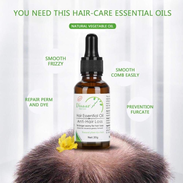 Disaar Hair Essential Oil Growth Liquid Anti-Hair loss [disa] | Daraz.lk