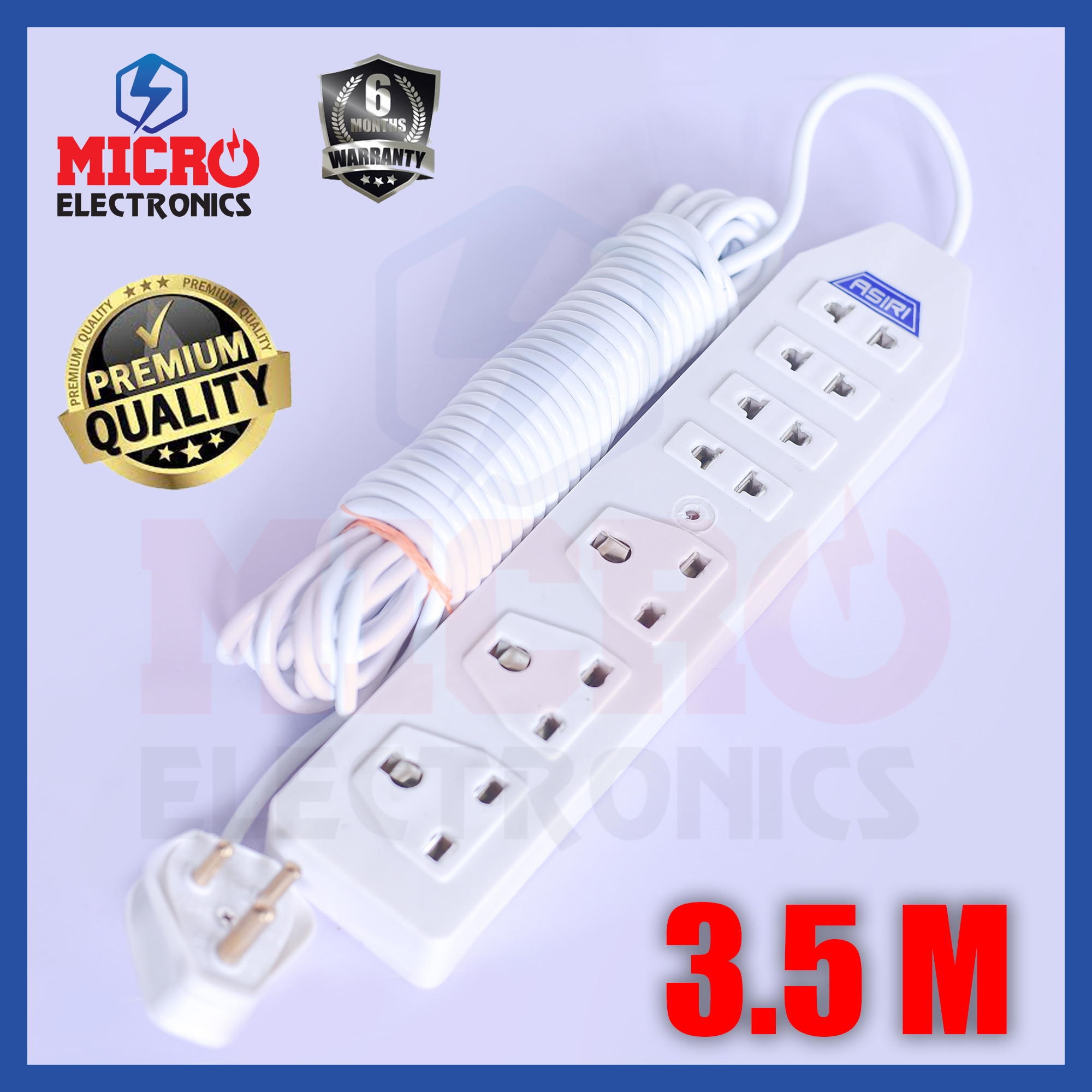 Multi Plug Power Extension Cord High Grade Multi Functional Multi ...