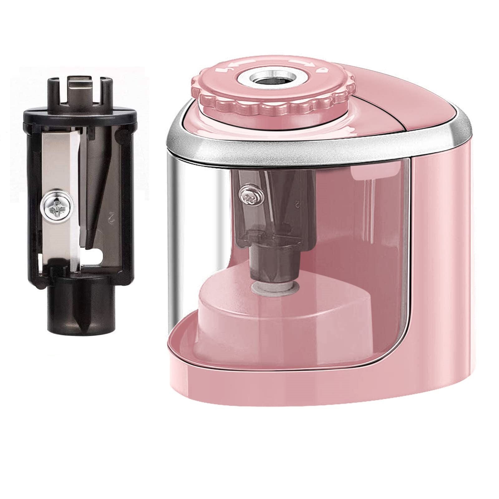 Electric Auto Pencil Sharpener Safe Student Helical Steel Blade ...