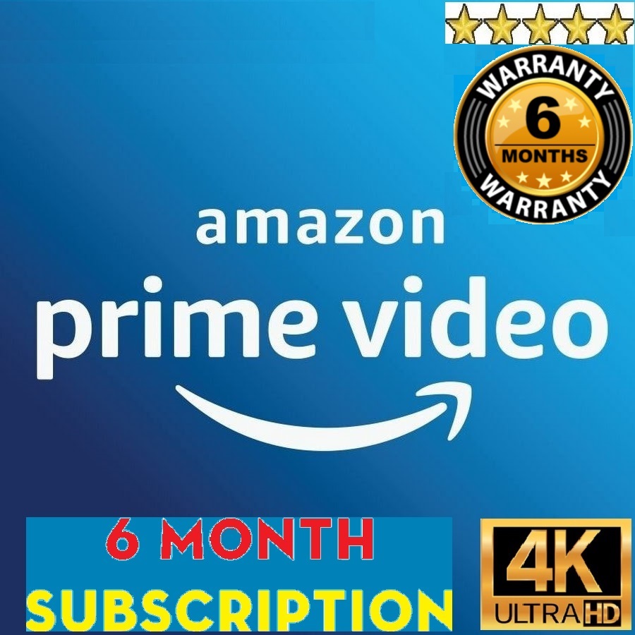 Amazon Prime Video 6 Month Plan (4K UHD) Separate Profile - (PC-TV ...