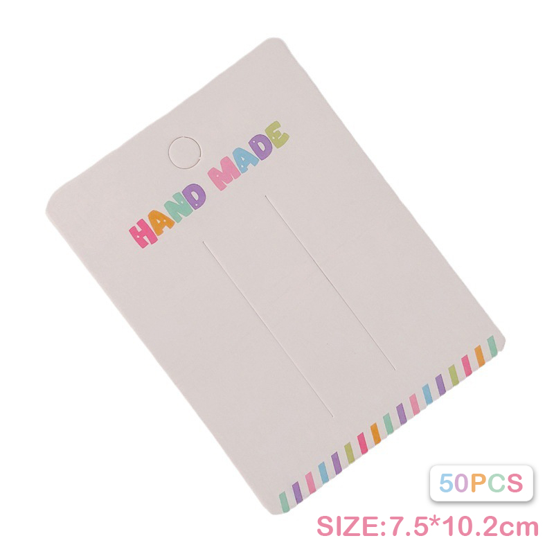 50PCS Hairpin Packaging Cards Necklace Display Cards With Bags Jewelry ...