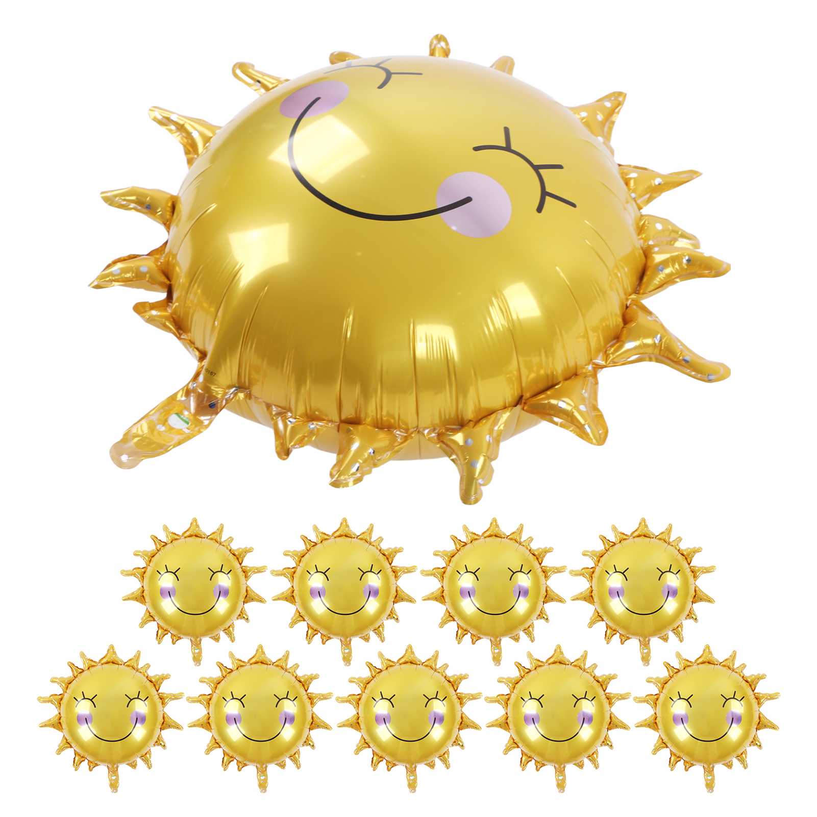 Sunshine Balloon Sun Flower Balloons 10 Pcs for Theme Parties | Daraz.lk