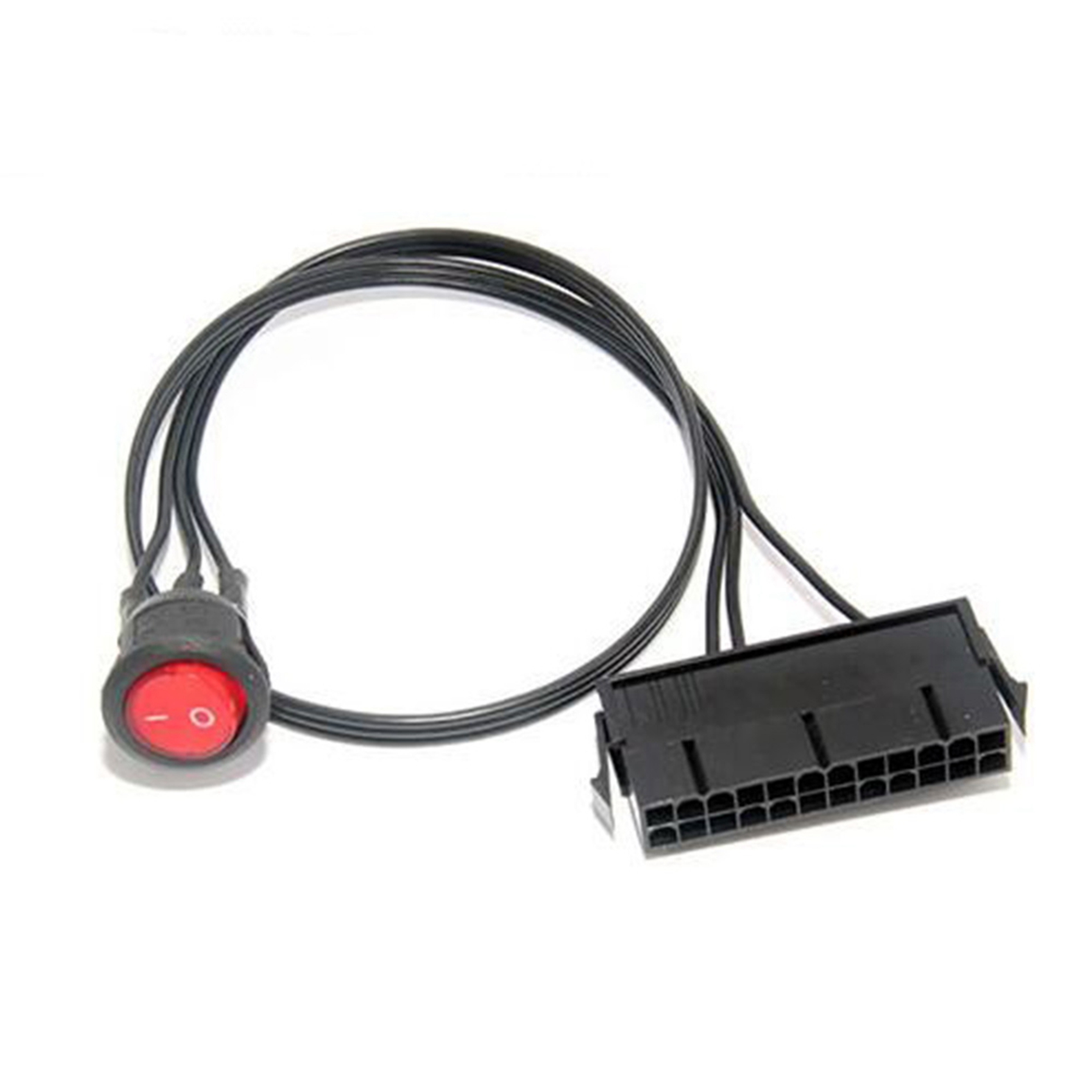 3pcs 50cm Cable Copper Tin Wire 24-Pin Female ATX PSU PC Power Supply ...