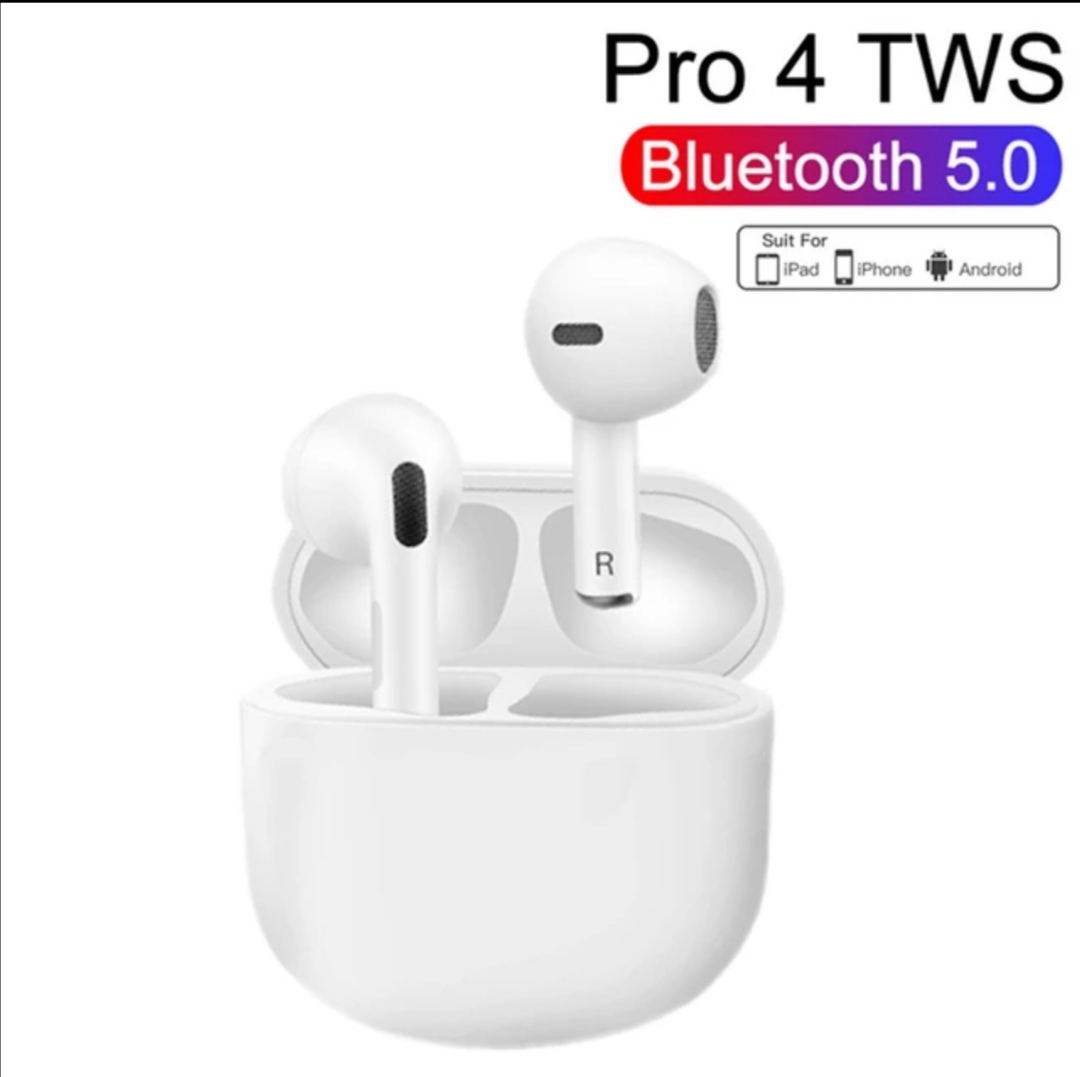 Pro 4 TWS Wireless Headphones Earphone Bluetooth-compatible 5.0 ...