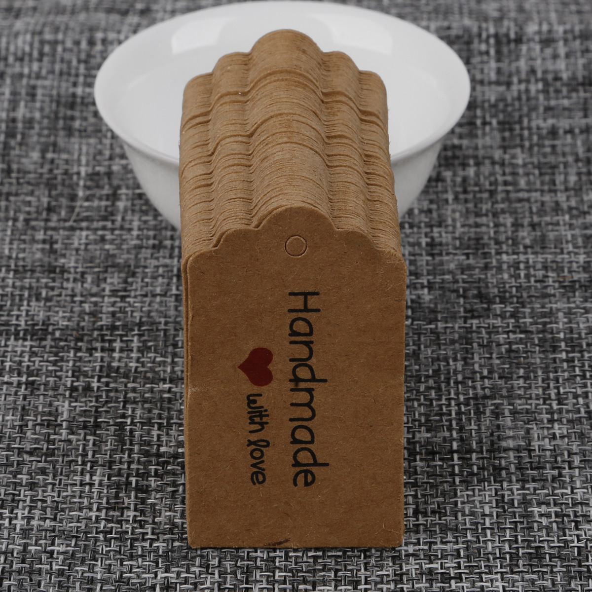 100PCS Kraft Paper Packaging Hang Tags Card for DIY Handmade Christmas ...