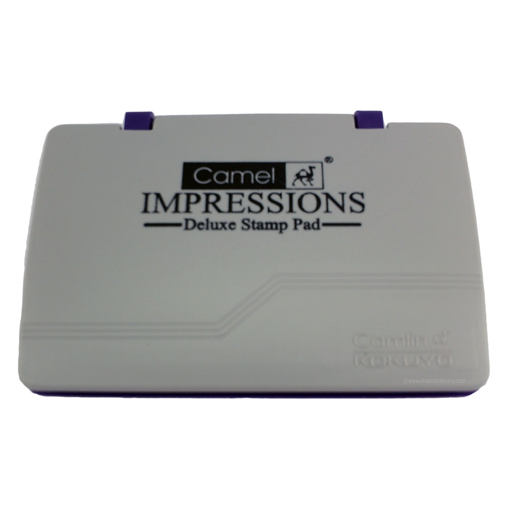 Camlin Impressions Deluxe Stamp Pad/ Ink Pad/ Seal Ink - purple | Daraz.lk