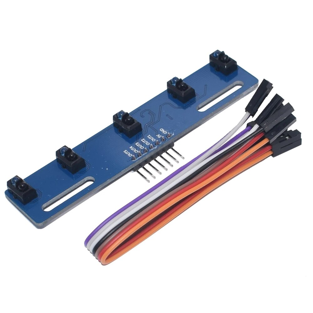 1 4 5 8 Channel TCRT5000 IR Photoelectric Switch Barrier Line Track ...