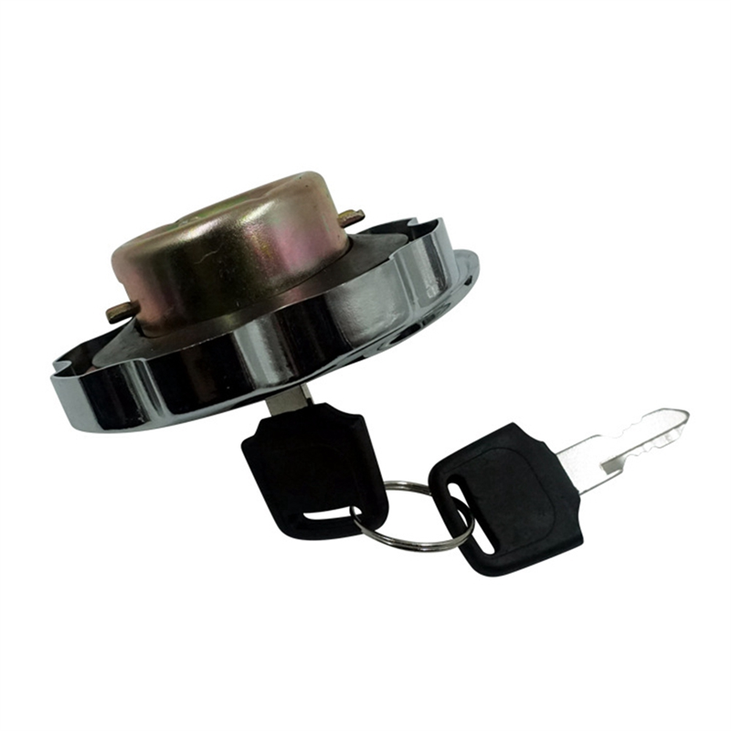 Motorcycle Fuel Gas Tank Cap Cover Lock Set for Honda CG125 CG 125 ...