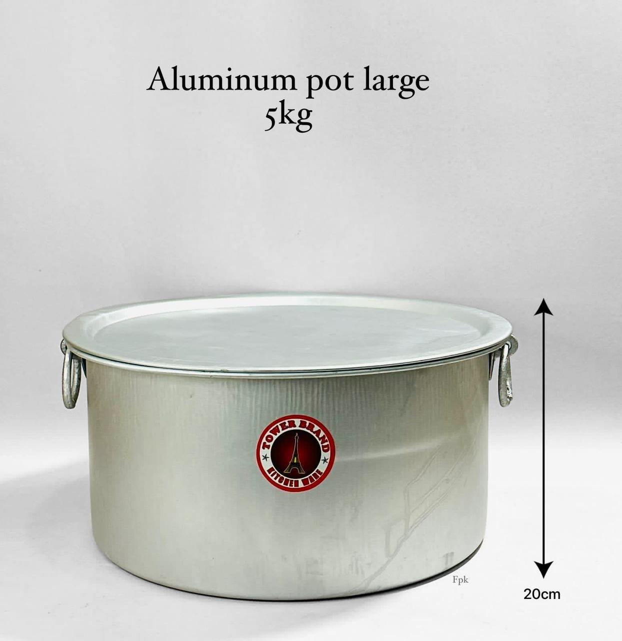 Aluminium Pot 5Kg Capacity Cooking Rice, Curry & Special Biryani for ...