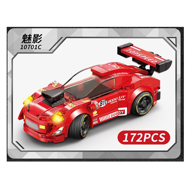 GUDI Speed Racer Racing Model Toys Car Building Blocks Bricks Kits ...
