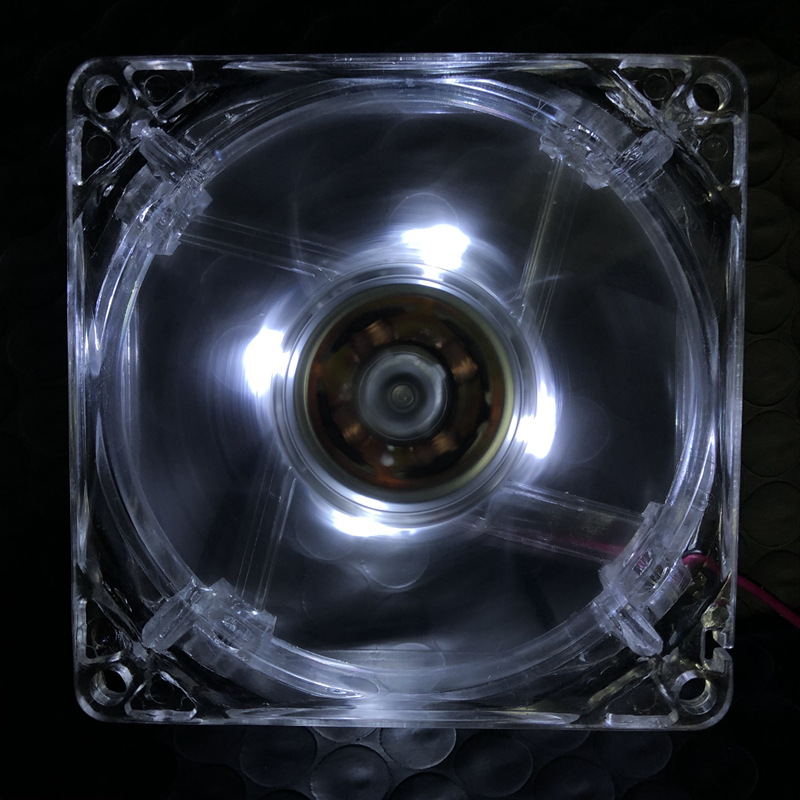80mm Computer CPU Fan Cooler LED Computer PC Case Cooling Fan Ultra ...