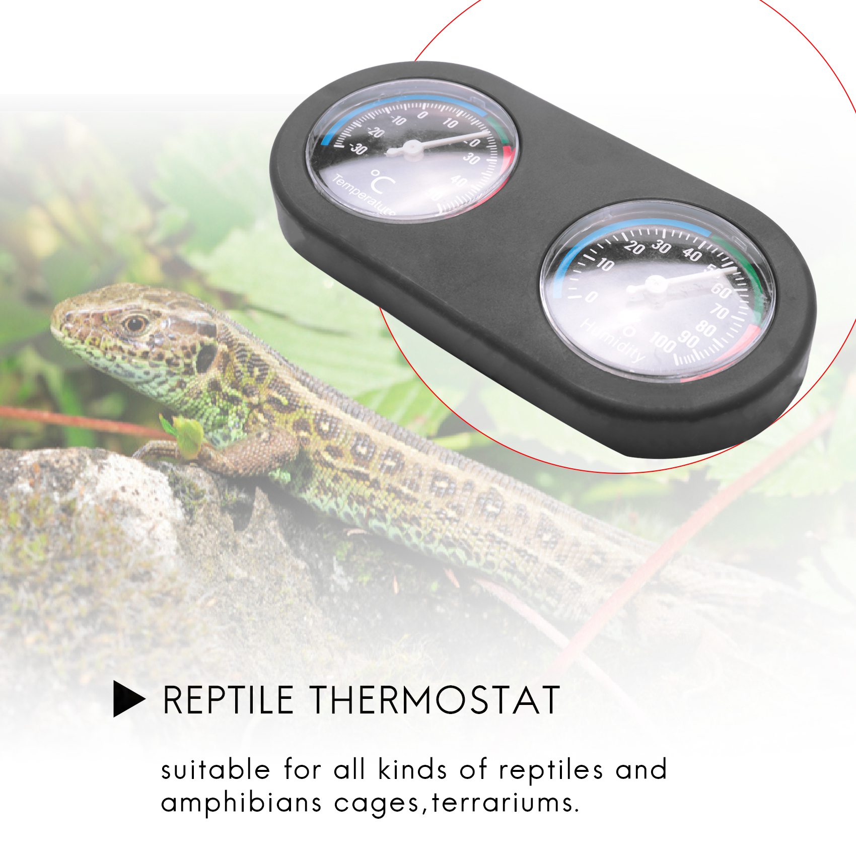 Reptile Tank Thermometer Hygrometer Temperature Monitor | Daraz.lk