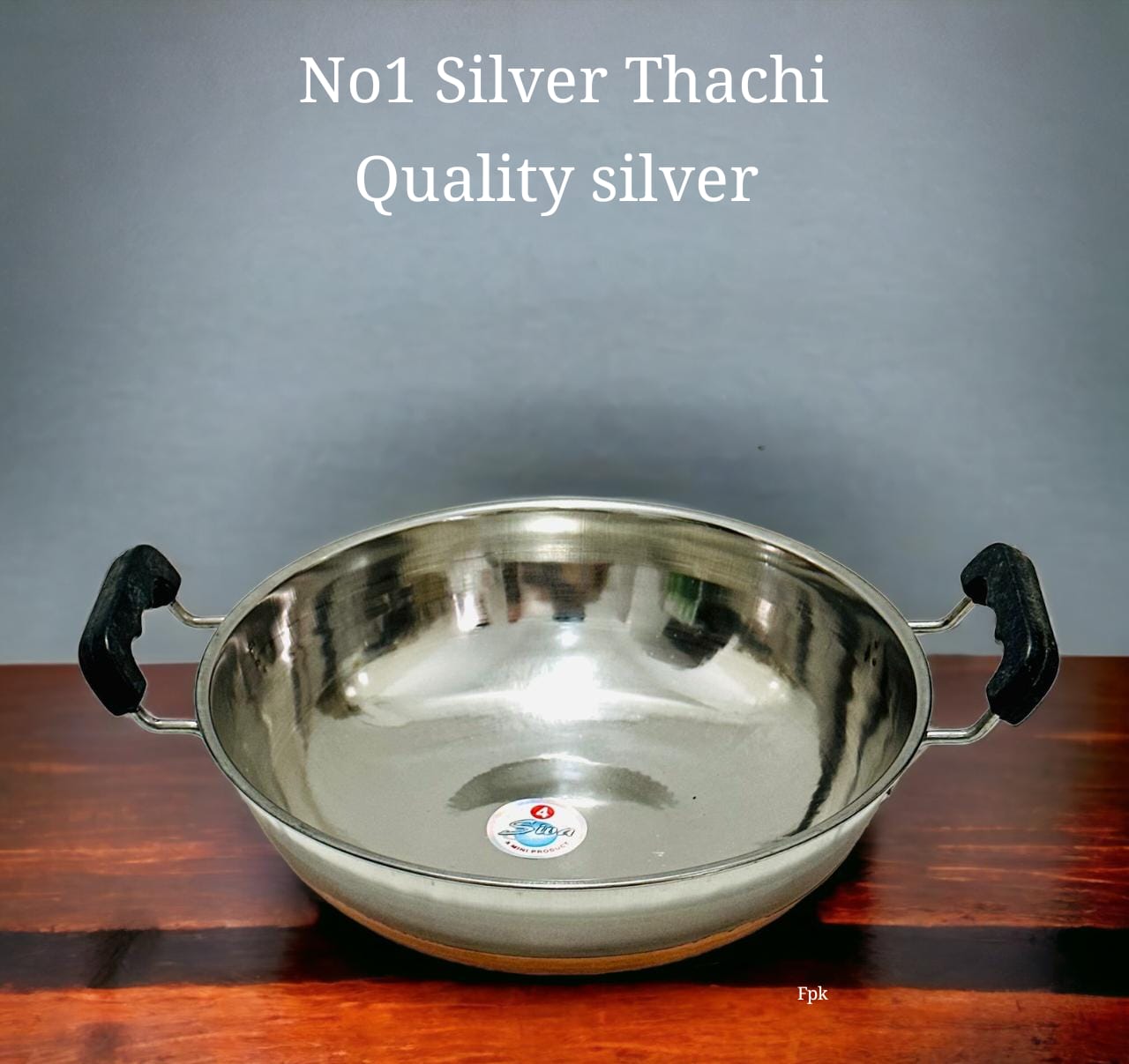 1 Piece Round Stainless Steel Kadai/Thachi 25CM Useful Kitchen | Daraz.lk