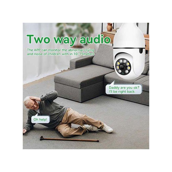 WIFI Camera 4K 360 1080P E27 WiFi IP PTZ Security Surveillance Camera ...