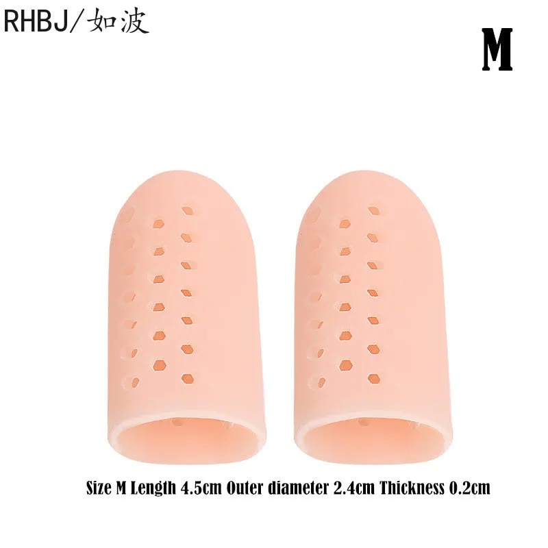 2Pcs=1Pairs Foot Care Silicone Finger Toe Cap Protector Cover Thumb ...