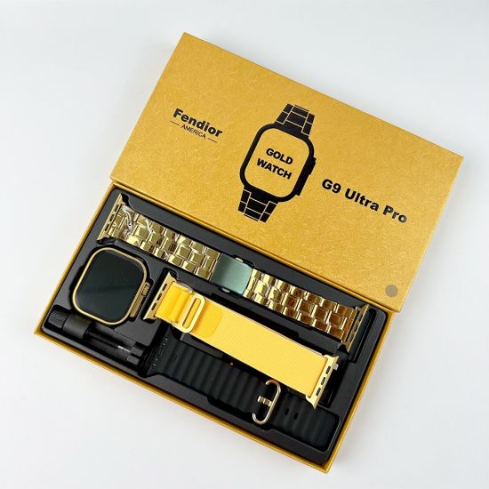 G9 Ultra Pro Gold & Fendior S100 & i20 Ultra Max Suit Smart Watch Ultra ...