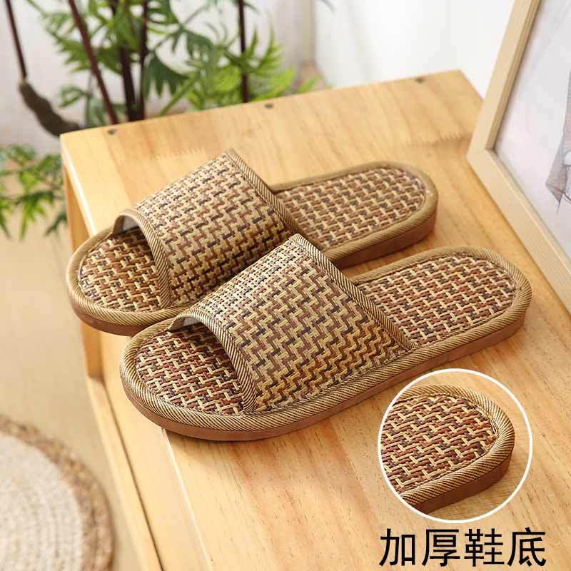 Four Seasons Men and Women Today ] Rattan , Bamboo Slippers Pin ...