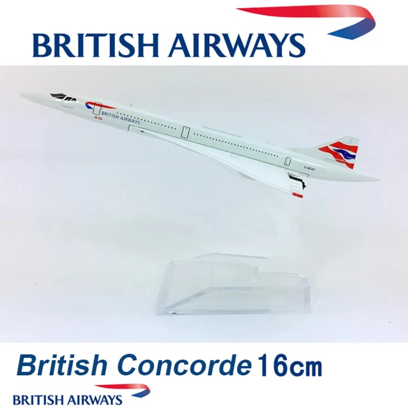 【happy one】1/400 scale Concorde airline 1976-2003 plane Model plane ...