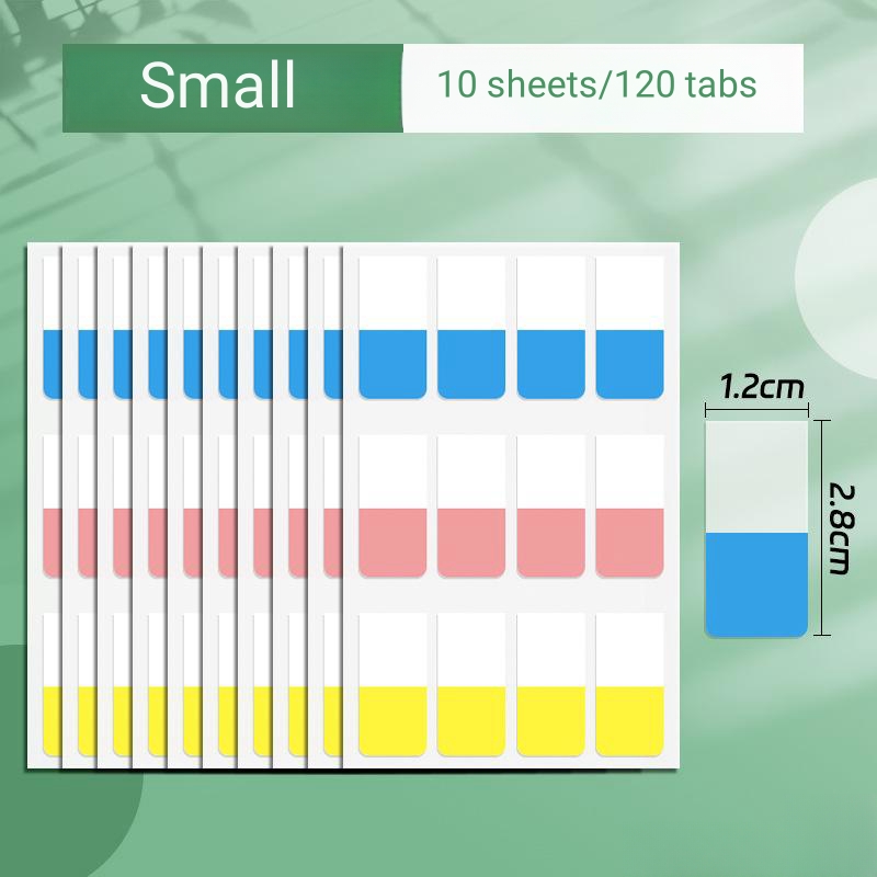 【MINISO】 Macaron Index Sticky Tabs, Writable Sticky Note Tabs For Book ...