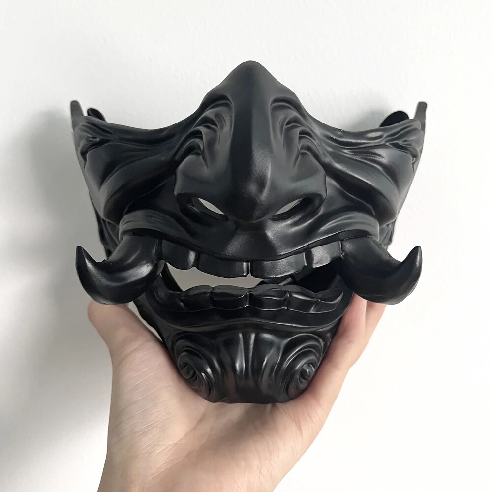 ghost mask 2023 New Halloween Ghost Face Dark Pair of Samurai Resin ...