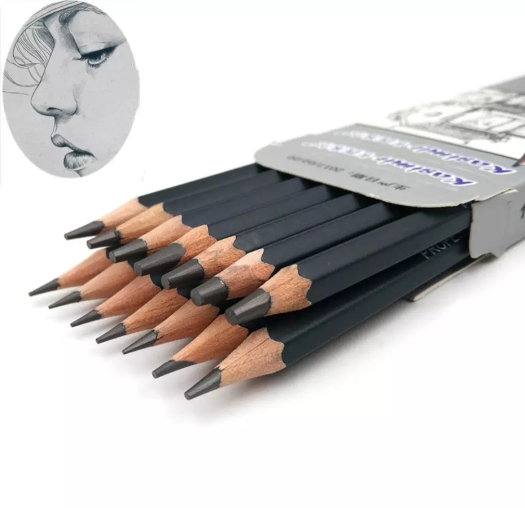 Kasimir H&X Graphite Sketch Drawing Pencils 14 Pieces set Professional Drawing Pencils 14pcs ...