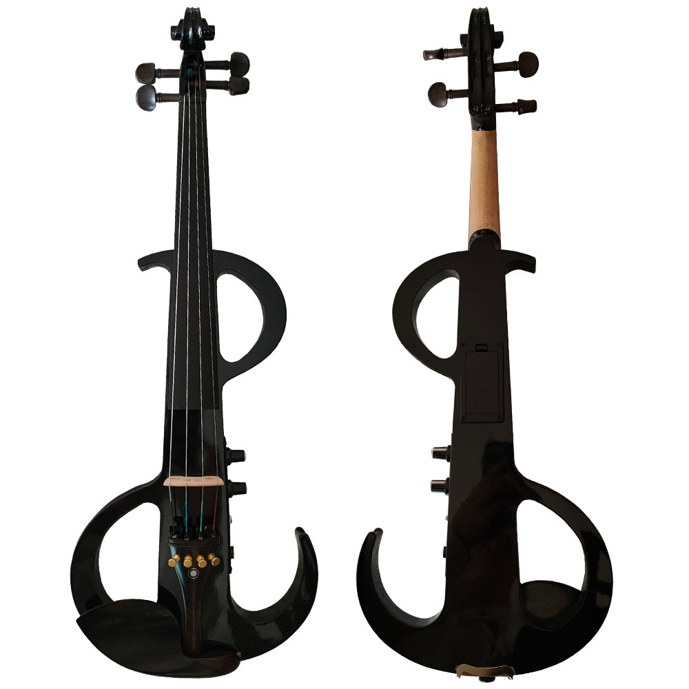 Electric Violin - Solid Wood Violin Bow Stringed Instruments Acoustic ...