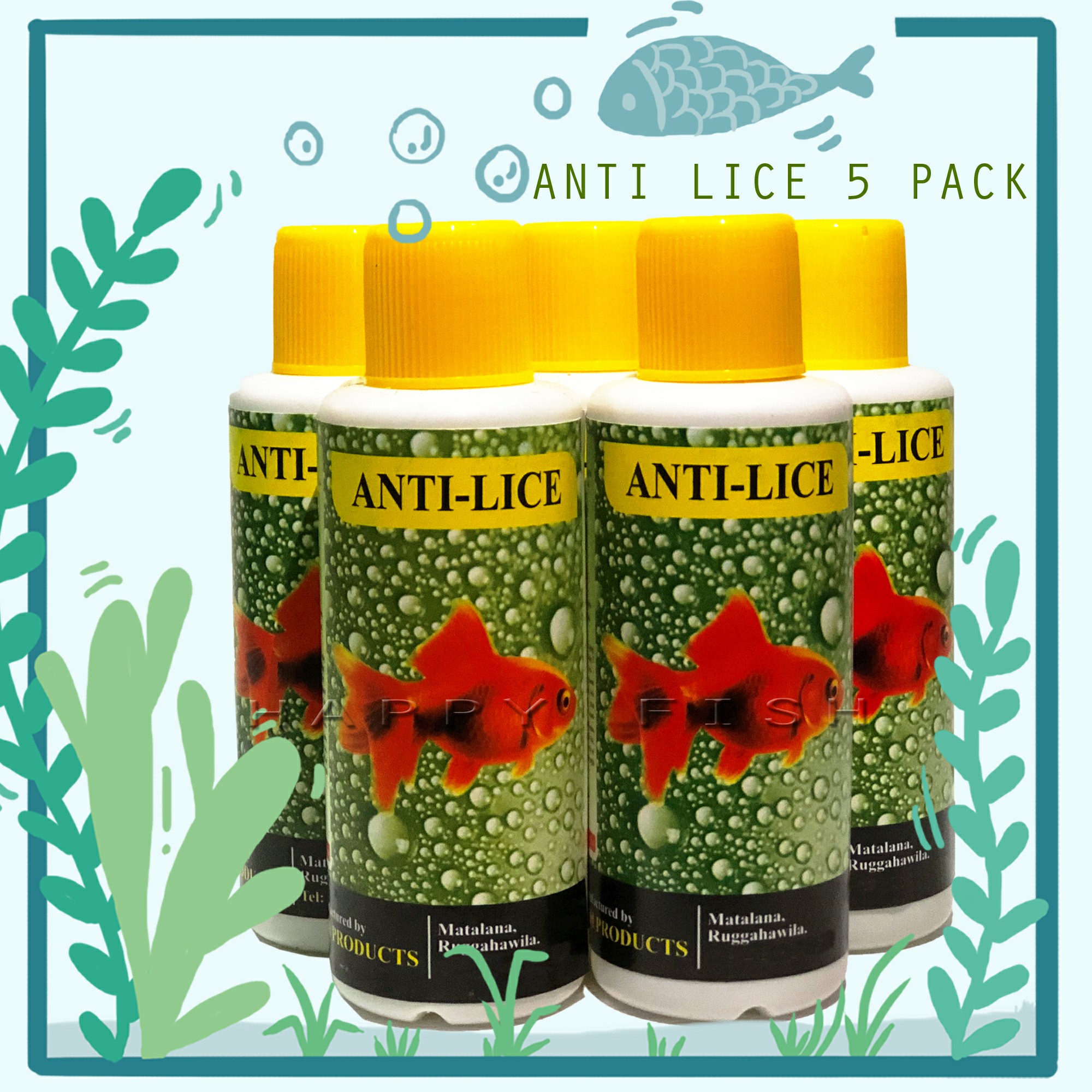 Fish Care Anti-Lice For Aquarium Fish Anti lice Anti louse Fish Care ...