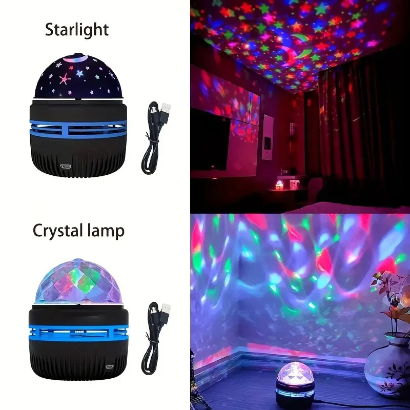 【HOT】 1Pc Star Projector, Galaxy Projector, Water Ocean Wave Projector ...
