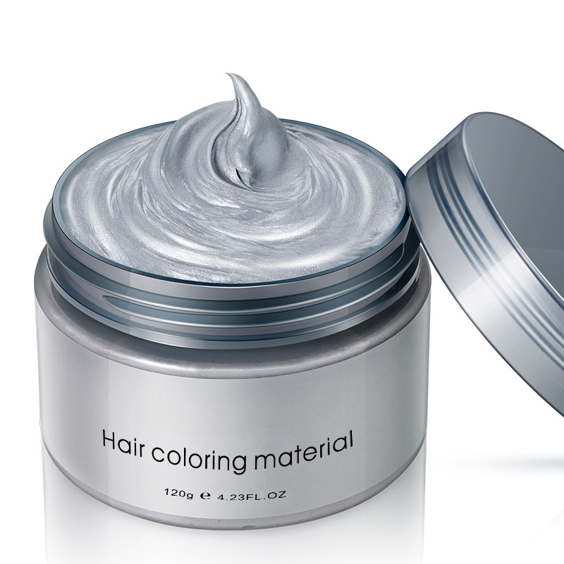 120g Granny gray hair mud color hair dye 9 colors hair gel for men hair ...