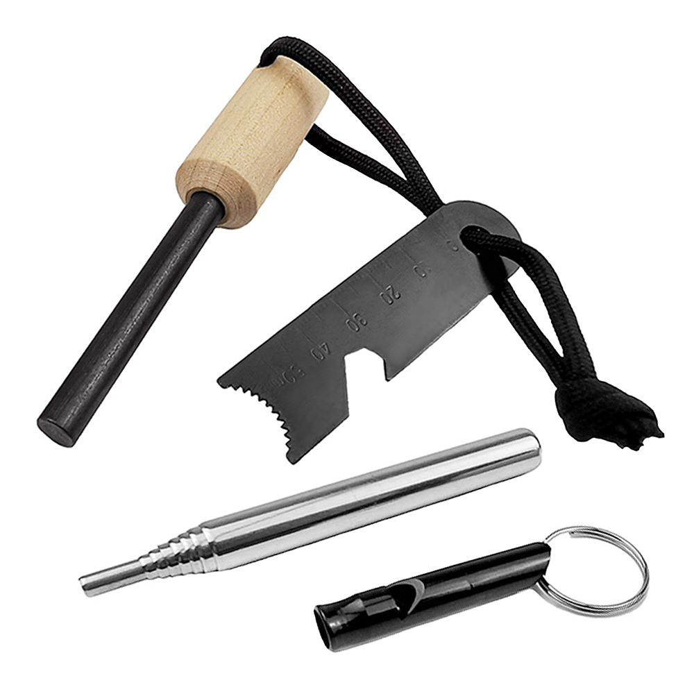 【LATS Store】Outdoor Flint Fire Tool Fire Blowpipe Whistle Emergency ...