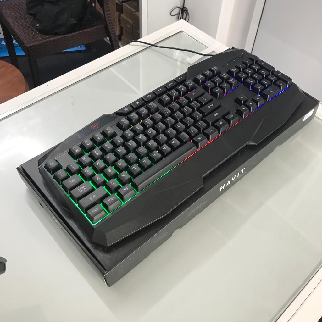 Havit KB878L Mechanical Gaming Keyboard RGB (black) | Daraz.lk