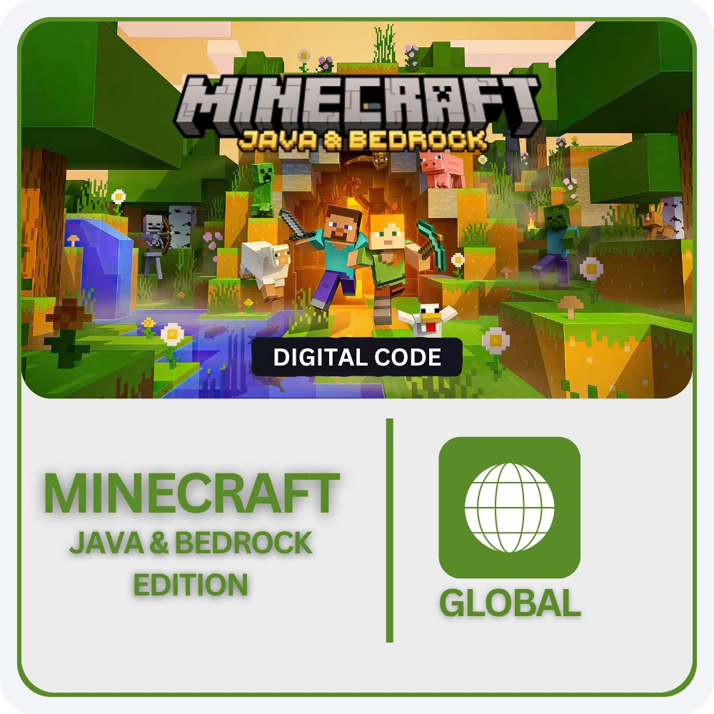 Minecraft: Java & Bedrock Edition Official website Key GLOBAL | Daraz.lk