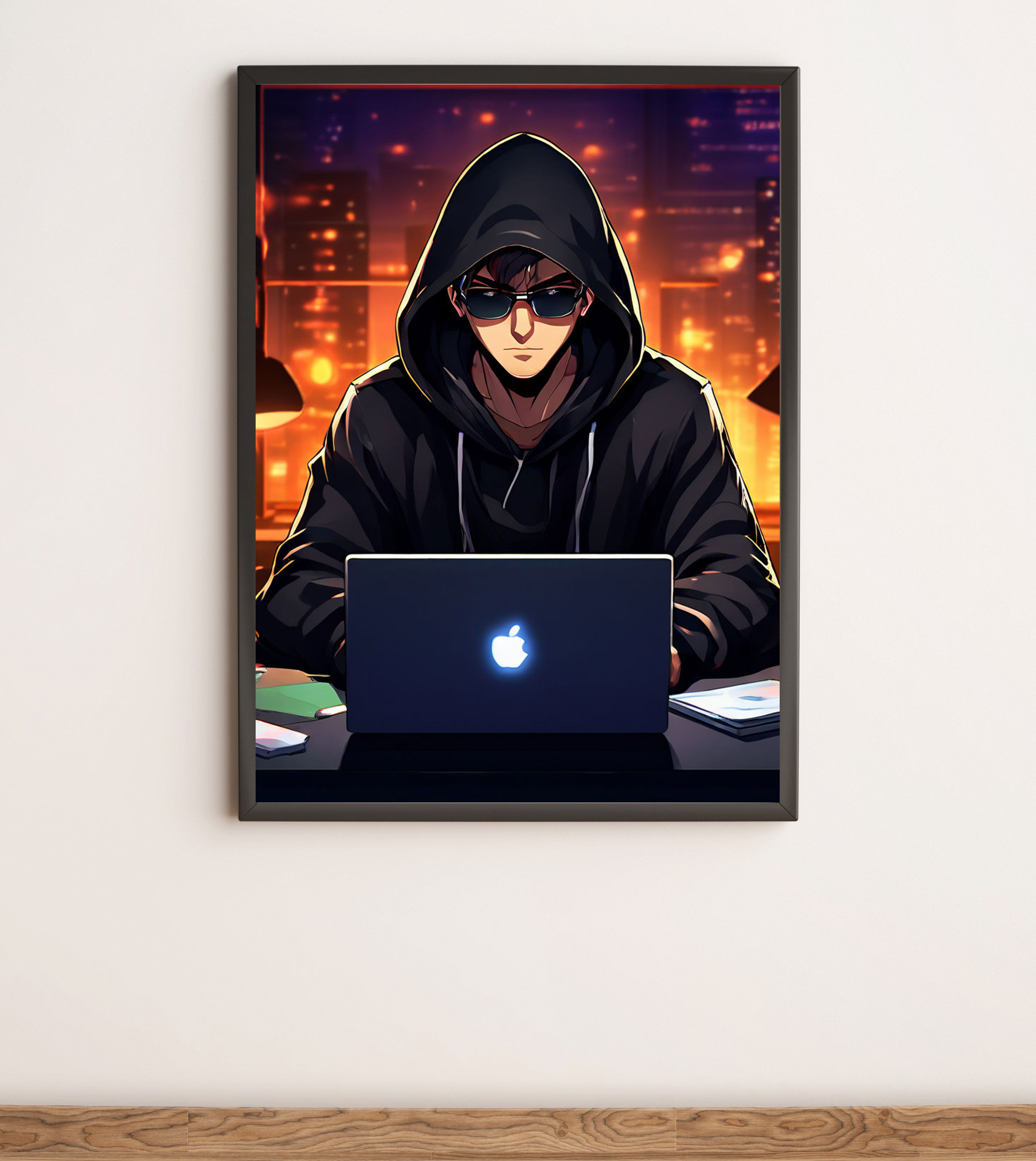 Haking Boy A4 Sized Posters Programming hacking Glassed Wall Posters ...