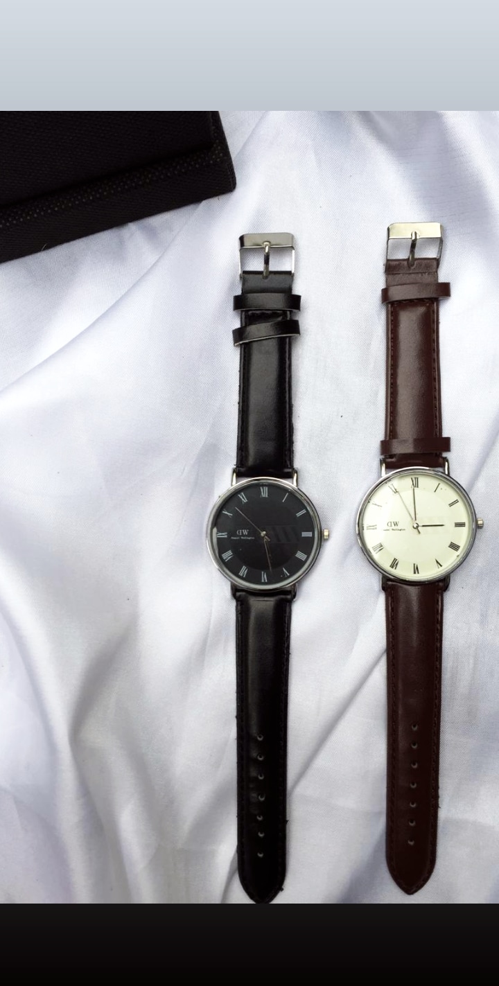 Classic Reading Watch BLACK/BROWN | Daraz.lk